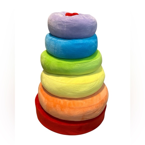 excellerations | Toys | Excellerations Giant Plush Rainbow Stacking ...